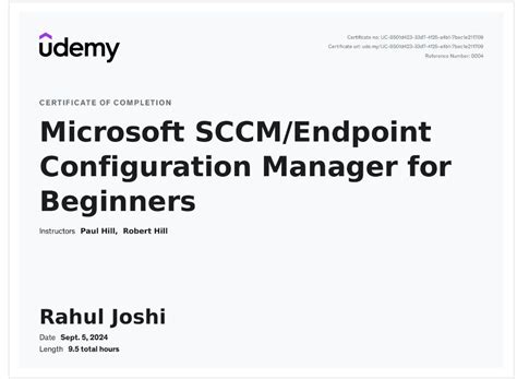 Rahul Joshi On Linkedin Hey Everyone I Have Completed One More Cource Robert Hill And Paul Hill