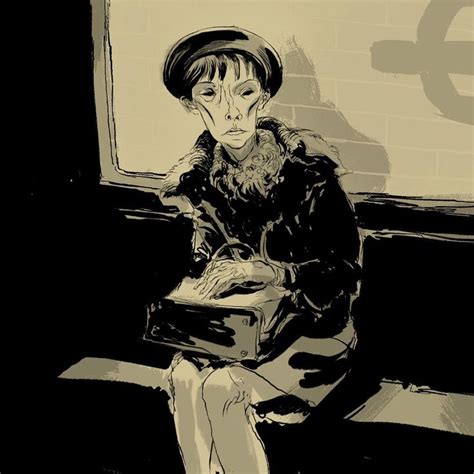 Lars Henkel On Instagram “procreate Sketch Woman Subway Larshenkel Drawing Ink Procreate