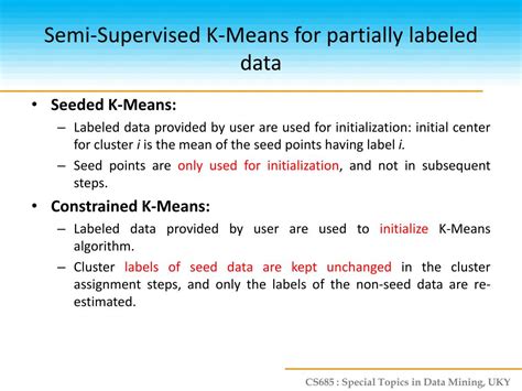 Ppt Semi Supervised Clustering Powerpoint Presentation Free Download