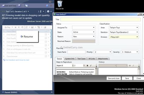 Link Defect Work Item With Microsoft Test Manager Mtm Dotnetcurry