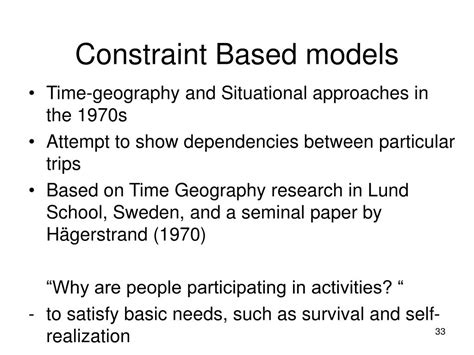 Ppt Development Of Activity Based Travel Demand Model Powerpoint