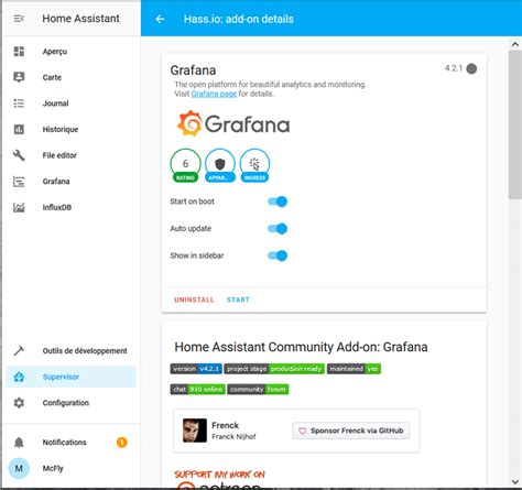 Installer Et Utiliser Grafana Dans Home Assistant Pour Personnaliser Vos Graphiques Add On