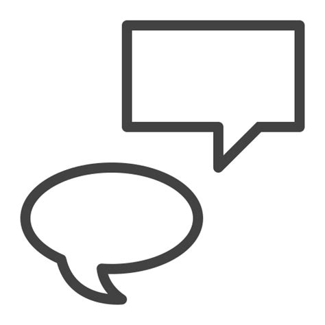 Dialog Generic Outline Icon