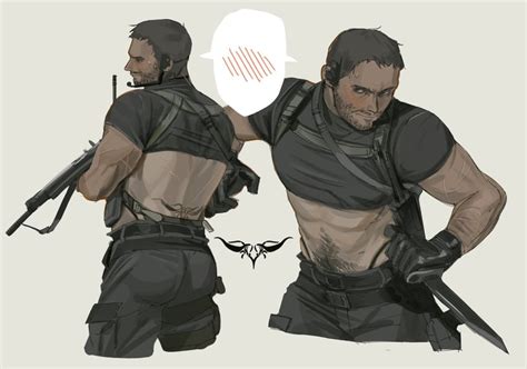 Chris Redfield Resident Evil Danbooru
