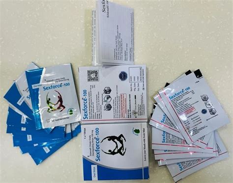 Sexforce 100 Oral Strip At ₹ 200pack Pharmaceutical Injection In