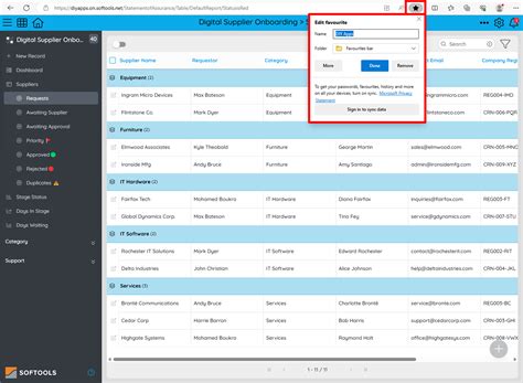 Adding Softools As A Bookmark Softools