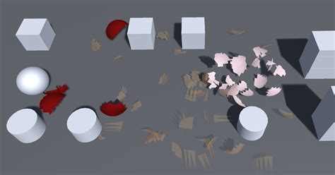 Procedural Mesh Exploder Particleseffects Unity Asset Store
