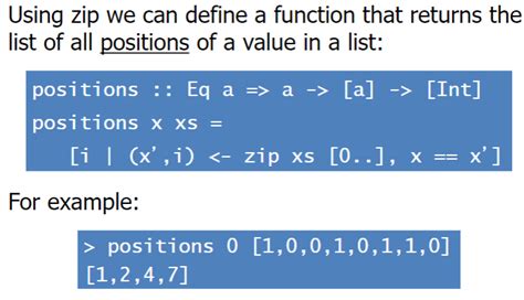 Solved Using Zip We Can Define A Function That Returns The Chegg Com
