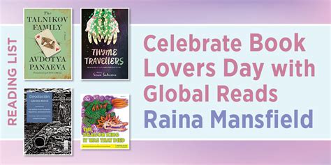 Celebrate Book Lovers Day With Global Reads Raina Mansfield Columbia
