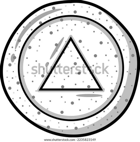 Korean Dalgona Candy Triangle Shape Sketch Stock Vector Royalty Free 2235823149 Shutterstock