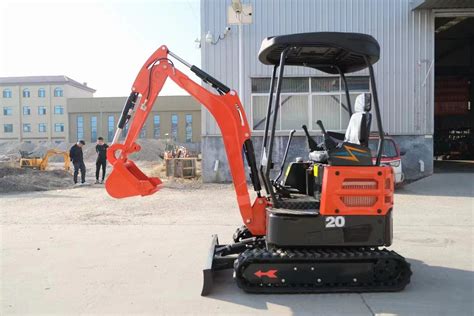 Simple Operating 2 Ton Xg20c 5 Mini Red Blue Crawler Excavator With