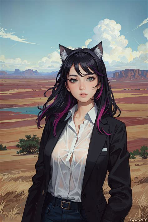 Catgirl By Pawspite On Deviantart