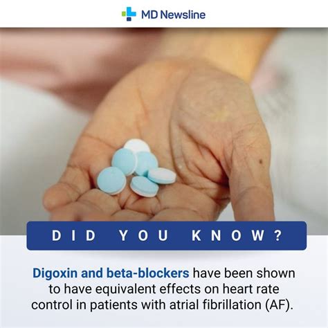 Mdnewsline Digoxin Betablockers Heartrate Afib Md Newsline