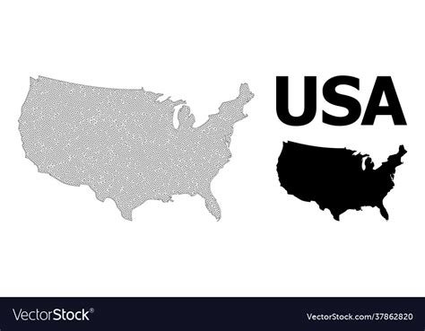 Polygonal Wire Frame Mesh High Resolution Vector Image