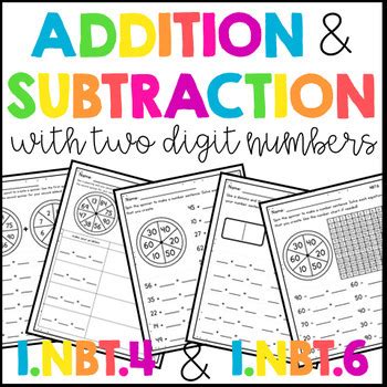 Adding And Subtracting Two Digit Numbers Aprildeals TPT