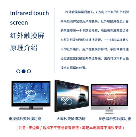 다중 지점 적외선 터치 스크린 Tv 컴퓨터 사용자 정의 이징