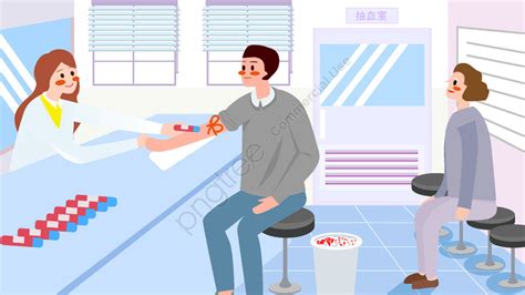 원래 손으로 그린 그림 의료 건강 플랫 바람 의사는 환자에서 혈액을 그릴 원래 손으로 그린 그림 의료 건강 평평한 바람 일러스트 Pngtree 로열티 무료