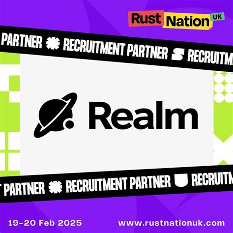 Realm On Linkedin Rustnation Rustnation2025 Rustacean Rustlang Realm