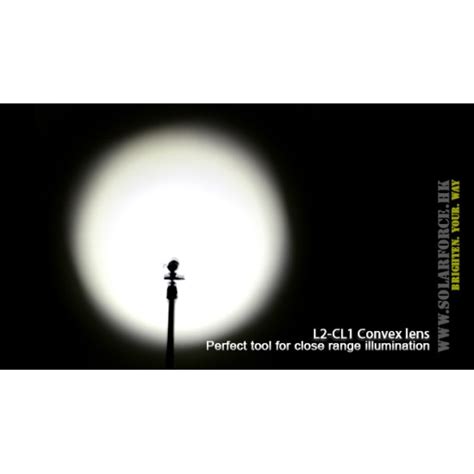 Solarforce L2 Cl1 Convex Lens For L2 Series Flashlights Torch Lights Lightorati India