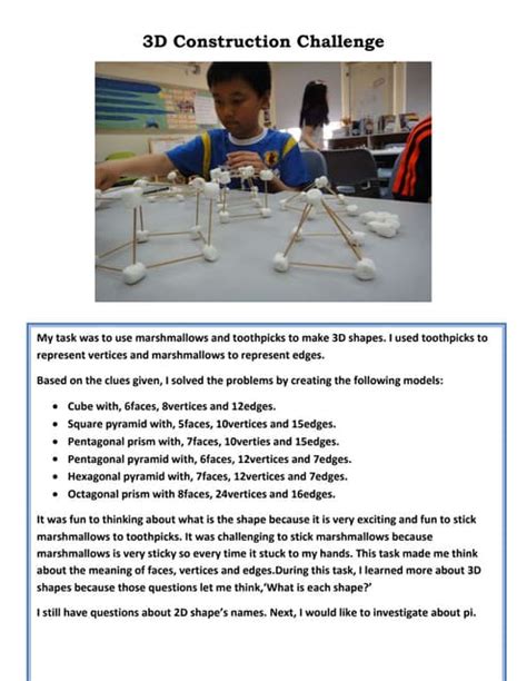 3 D Marshmallow Model Docx