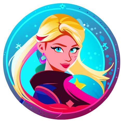 Elsa Vector Illustration Premium Ai Generated Vector