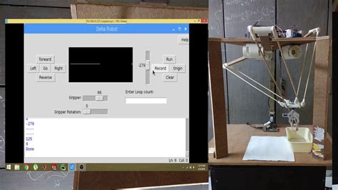 Delta Robot Using Raspberry Pi And Opencv Manual Mode Updated Youtube