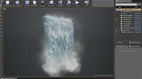 Realistic Waterfall Particle Fx Cascade System Free