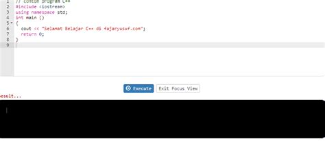 Selamat Belajar C Di