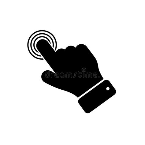 By Clicking The Finger Icon The Hand Points To The Vector Pointer