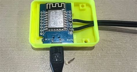 Wemos D1 Mini Case By WalesJames Download Free STL Model Printables Com