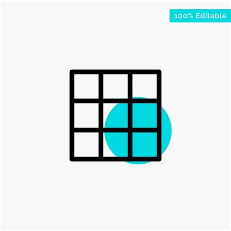 Menu Ui Basic Turquoise Highlight Circle Point Vector Icon 15909878