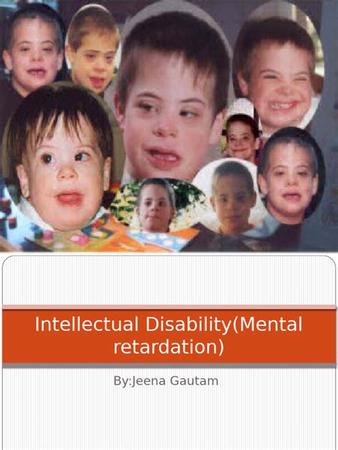 Types Of Mental Retardation Explained Pdf Intellectual Disability