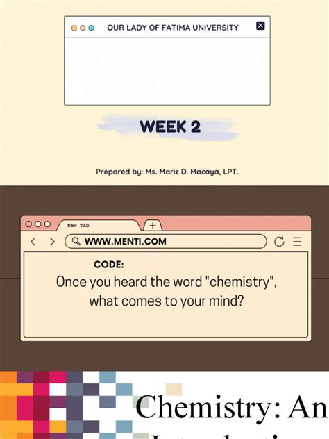 Week 2 Introduction To Chemistry Pdf Chemistry Chemical Substances