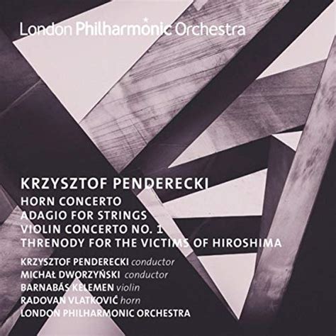 Penderecki Horn And Violin Concertos By Krzysztof Penderecki London