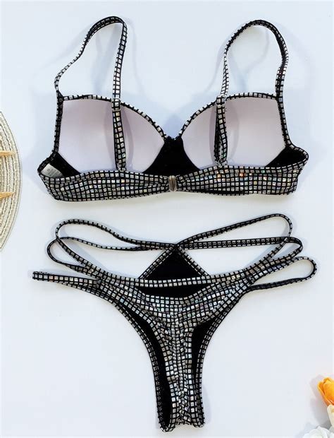 Stripper Outfits Pole Dance Wear Glitter Stripper Wear Sexy Etsy