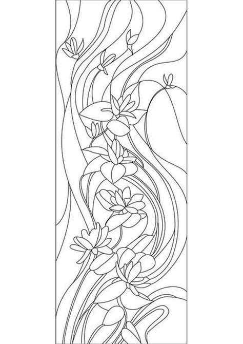 Раскраска цветы раскраски Шаблоны витражей витражи своими руками вьющиеся цветы