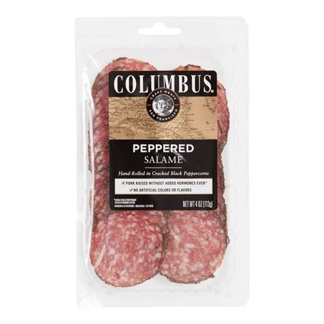 Columbus Sliced Peppered Salami World Market