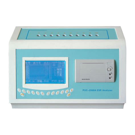 Esr Dynamic Analyzer Hospital Esr Dynamic Analyzer And Laboratory Esr