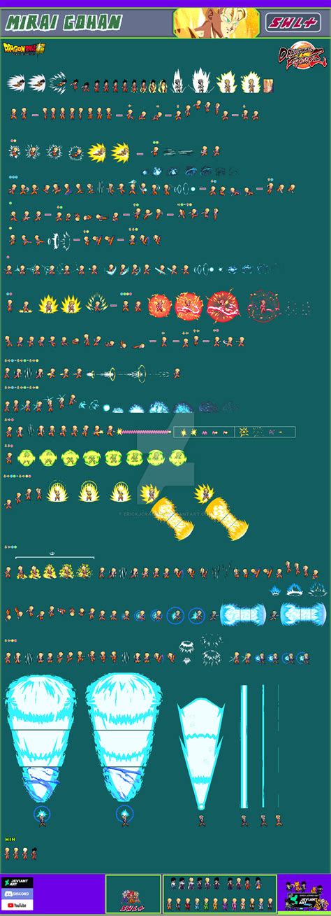 Mirai Gohan Sprite Sheet Swl By Erickjcrack507 On Deviantart
