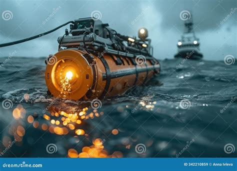 A Research Team Using Sonar Technology To Map Uncharted Regions Of The Ocean Floor A Watercraft