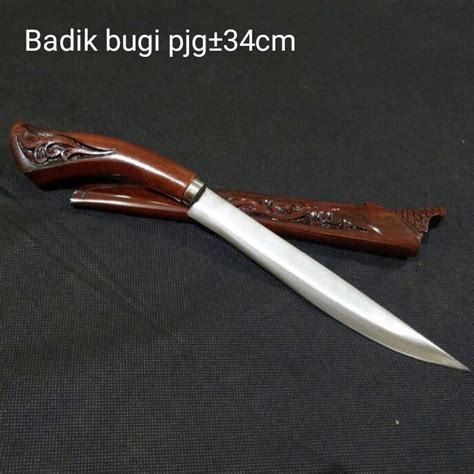 Jual Kode K19x Badik Asli Bugis Pisau Badik Baja Asli Tajam Pisau Tajam