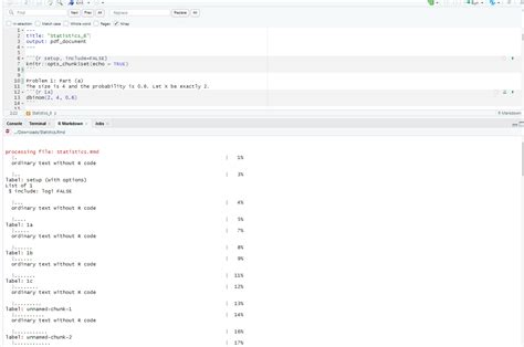 RSTUDIO I M Trying To Knit My Code To A Pdf Using Chegg