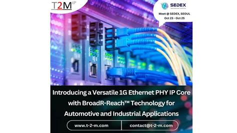 1g Ethernet Phy Ip Core With Broadr Reach™ Technology