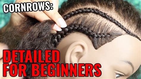 How To Cornrow For Beginners Girls Cornrow Hairstyles Cornrows Natural Hair How To Do Cornrows