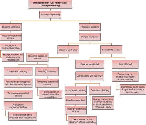 Management Of Liver Injuries Clinical Tree