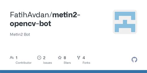 Github Fatihavdanmetin2 Opencv Bot Metin2 Bot