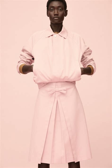 Пола с панделка отпред Розова пудра ЖЕНИ Handm Bg