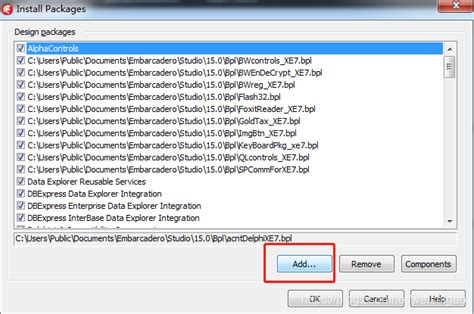 Delphi Xe系列安装socket控件delphi Xe Seocket Csdn博客