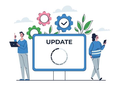 Premium Vector Update System Software Upgrade Maintenance Install