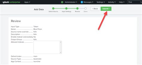 pasos para configurar splunk con blue prism v6 juan pulido